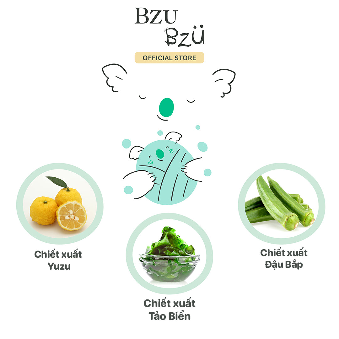 Kem dưỡng da an toàn cho bé BZU BZU Cooling Baby Lotion 200ml – BZU BZU ...