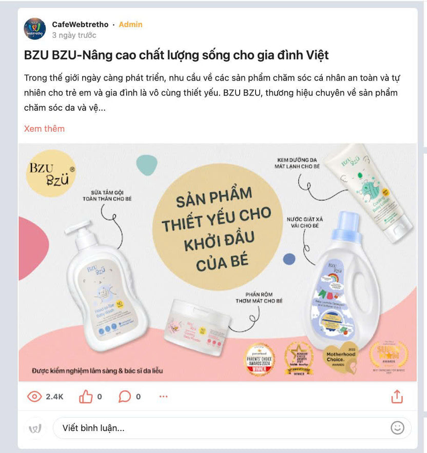 BZU BZU - Thương hiệu Chăm sóc Gia đình Toàn diện Hàng đầu Singapore ...